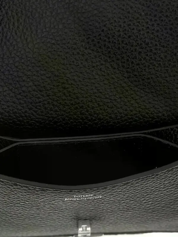 TOTEME Sienna T-lock Card Holder - Black