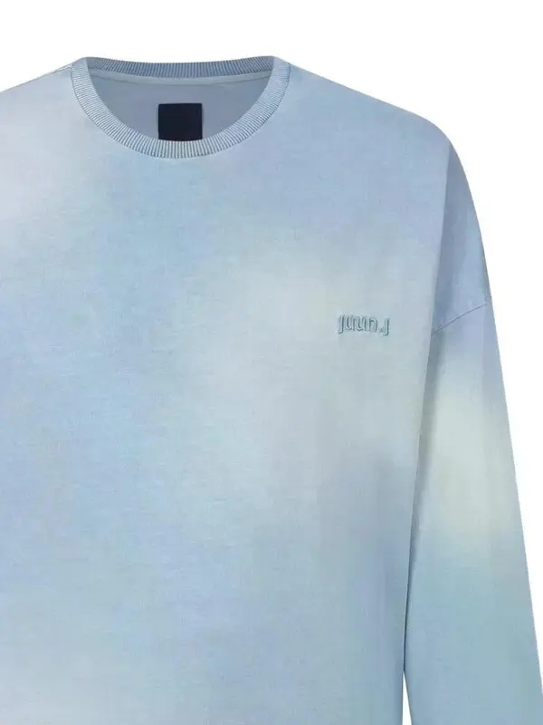 JUUN.J Faded Logo-embroidered Sweatshirt