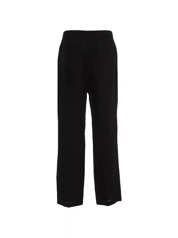 AMARANTO Drawstring-waist Pleated Trousers