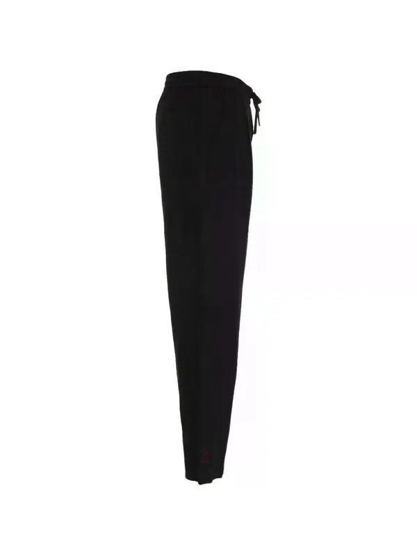 AMARANTO Drawstring-waist Pleated Trousers