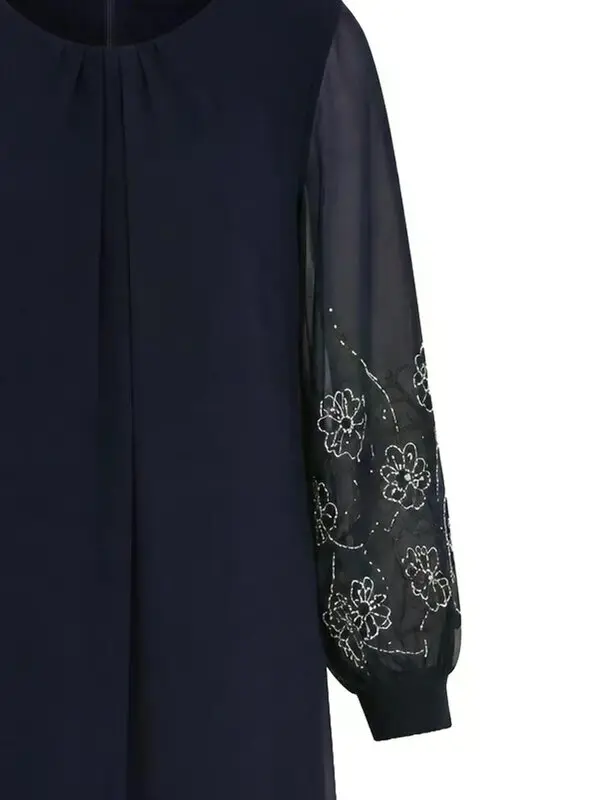 Frank Lyman Floral Embroidered Mini Dress