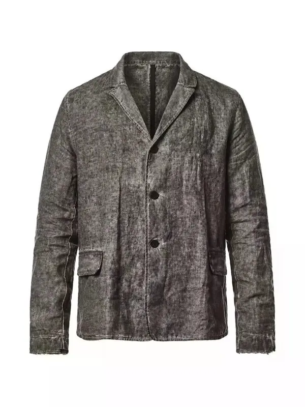 THOM KROM Faded Effect Single-breasted Jacket