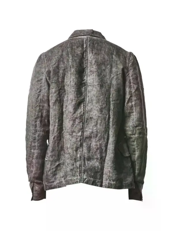 THOM KROM Faded Effect Single-breasted Jacket