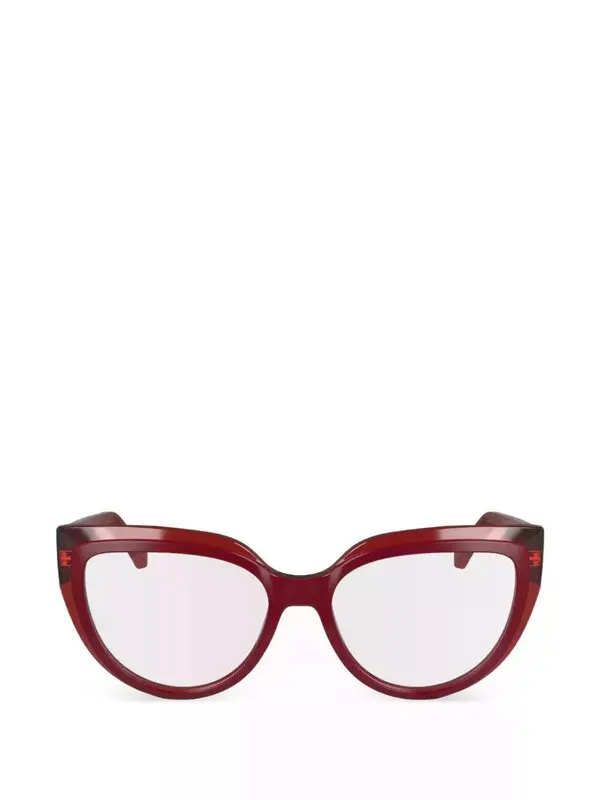 FERRAGAMO Cat-eye Frame Glasses - Red