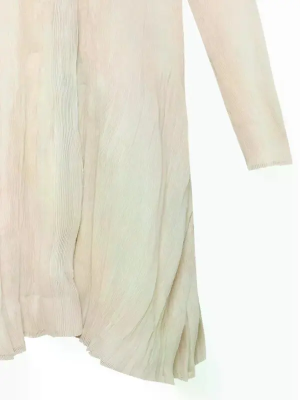 GONGDID DESIGN Crinkled-effect Mini Shirt Dress