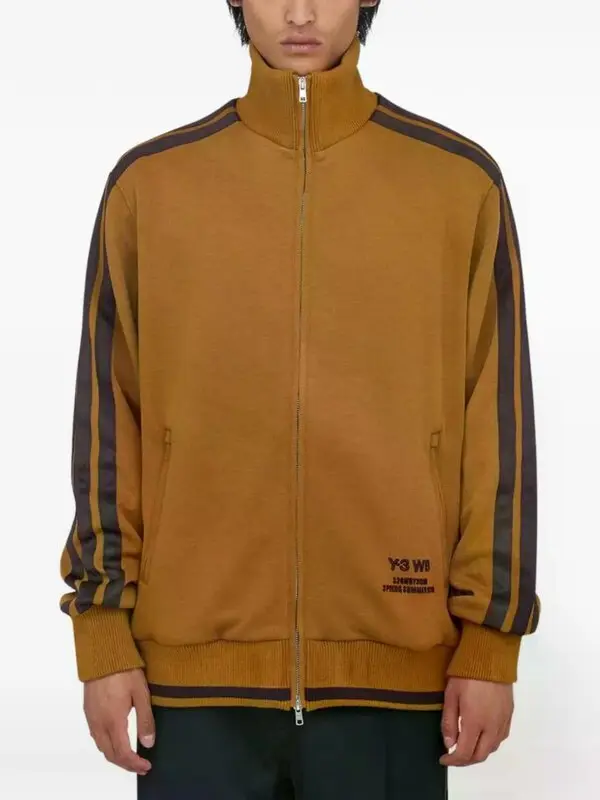 Adidas Yohji Yamamoto Y-3 Side-stripe Track Jacket - Brown