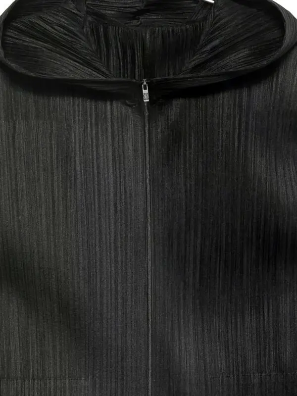Issey Miyake Zip-up Hoodie - Black