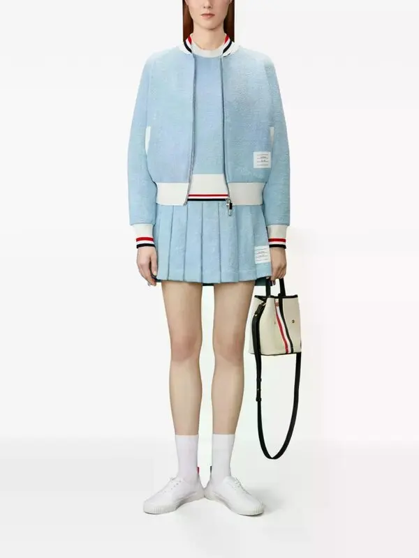 Thom Browne Rwb Stripe Tweed T-shirt