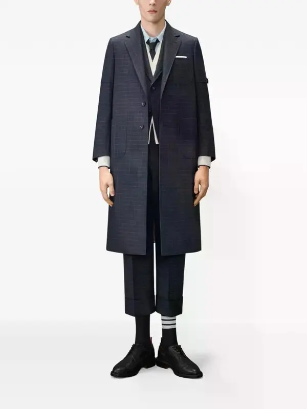 Thom Browne 4-bar Linen Shirt