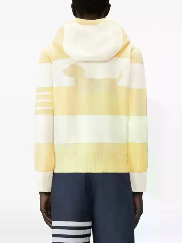Thom Browne Hector 4-bar Hoodie