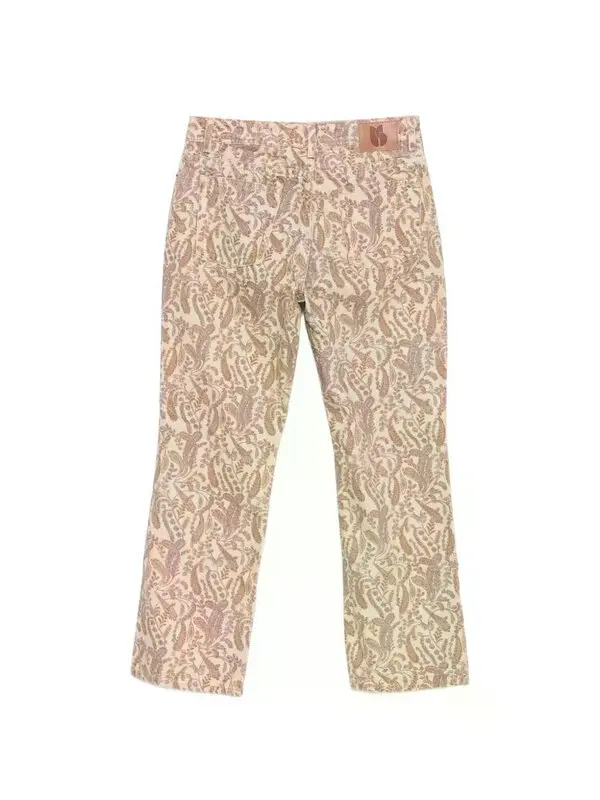 Ba&sh Tooty Paisley-print Cotton Trousers