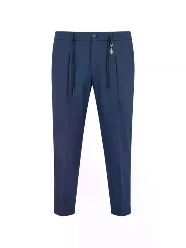 MANUEL RITZ Pleated Trousers With Drawstring Waist