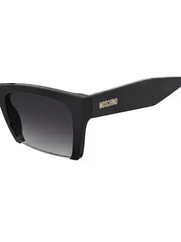 Moschino Rectangle Frame Sunglasses - Black