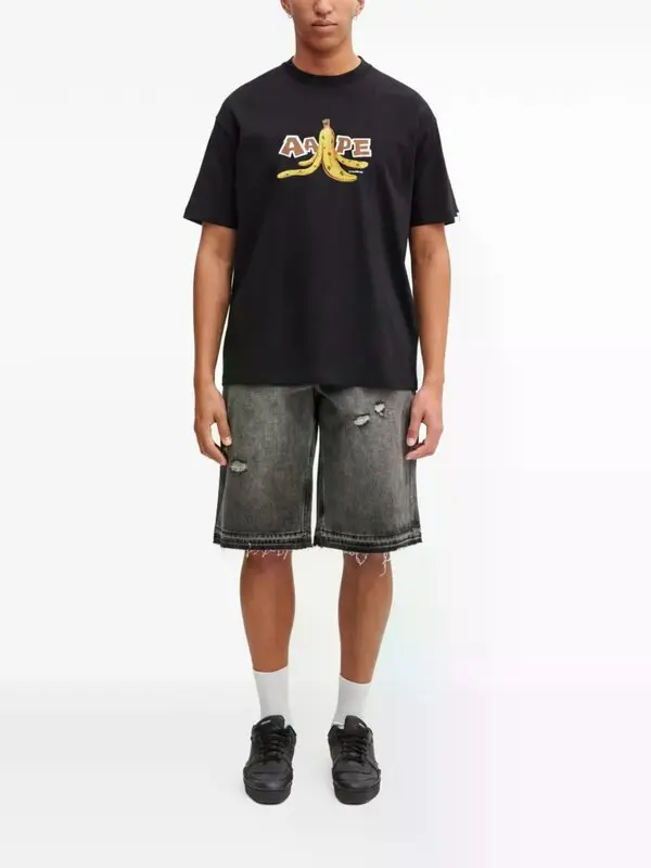 AAPE BY *A BATHING APE Banana-print T-shirt