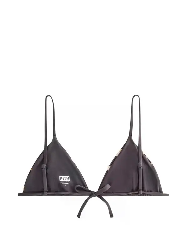 Kith Lucia Ii Floral Triangle Bikini Top