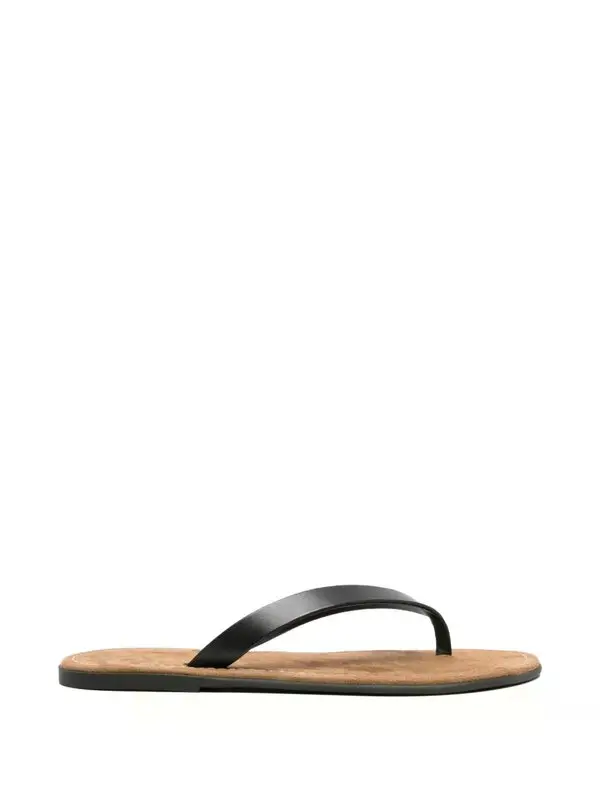 THE ROW Leather Thong-strap Flat Sandals