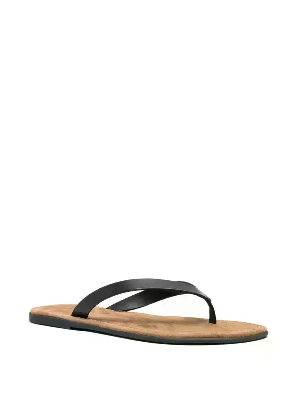 THE ROW Leather Thong-strap Flat Sandals