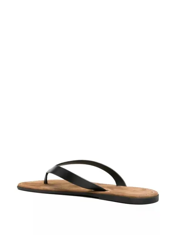 THE ROW Leather Thong-strap Flat Sandals