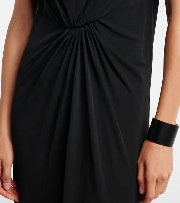 TOM FORD Draped Gathered Crêpe Jersey Gown