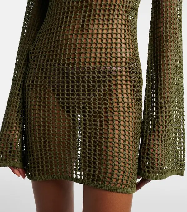 BANANHOT Serena Open-knit Minidress