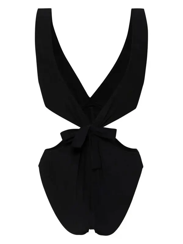 Lisa Marie Fernandez The Bow One-piece Swimsuit - Black