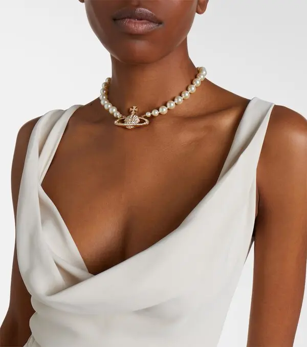 VIVIENNE WESTWOOD Panther Draped Ruched Midi Dress