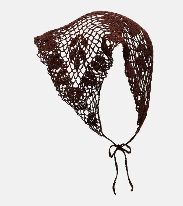 Magda Butrym Crochet Cotton Headwrap