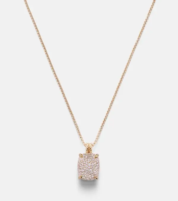 David Yurman Châtelaine® 18kt Yellow Diamond Pendant Necklace