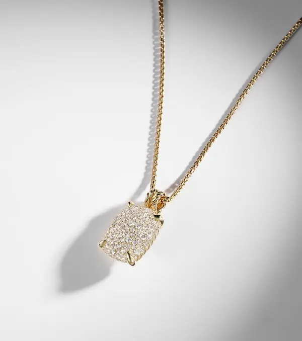 David Yurman Châtelaine® 18kt Yellow Diamond Pendant Necklace