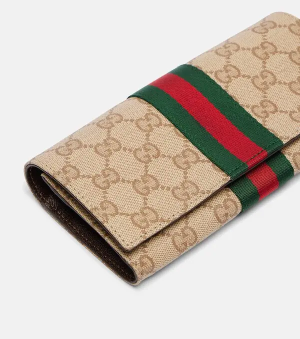 Gucci Essence Gg Canvas Wallet