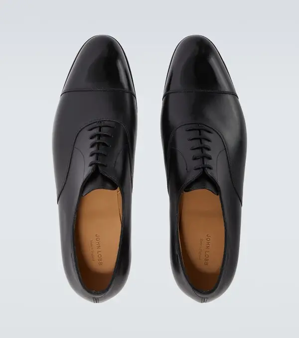 John Lobb City Ii Leather Derby Shoes