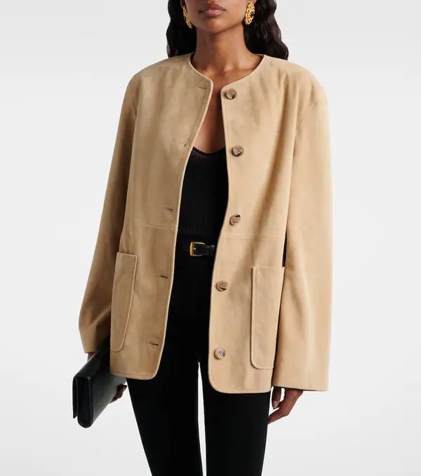 Nour Hammour Suede Jacket