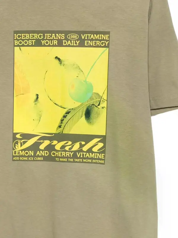 Iceberg Graphic-print Cotton T-shirt