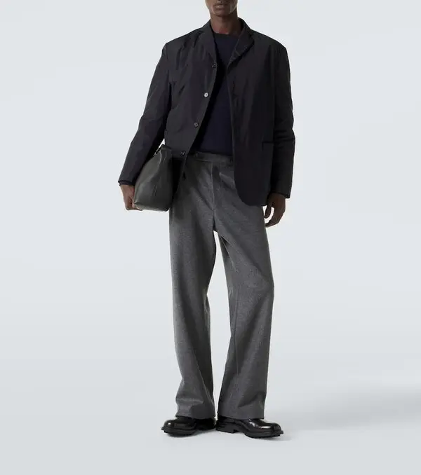 JIL SANDER Wide-leg Wool Trousers