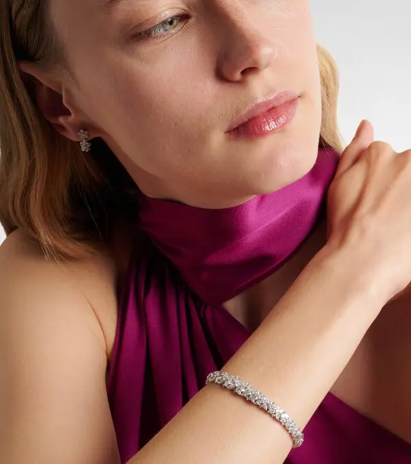 Yeprem 18kt White Gold Diamond Bangle