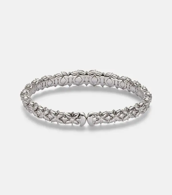 Yeprem 18kt White Gold Diamond Bangle