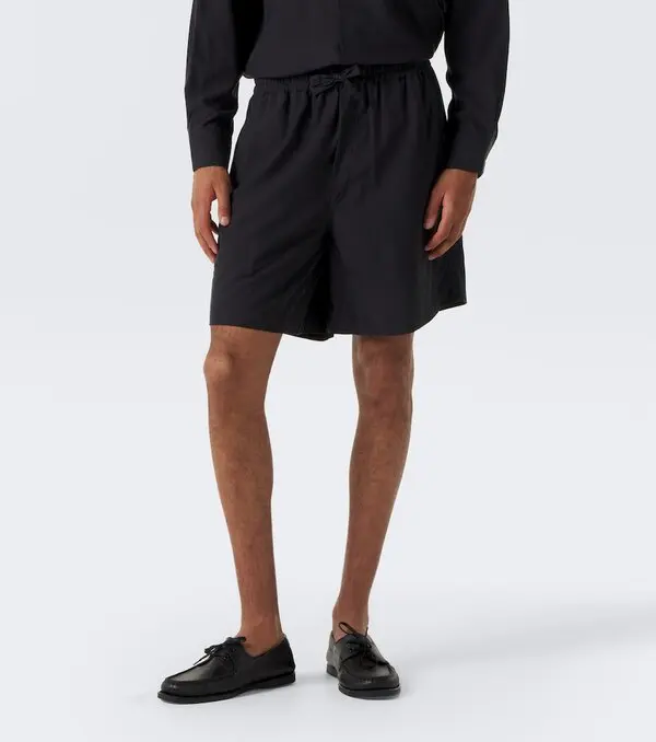 SAMAN AMEL Henri Silk Shorts