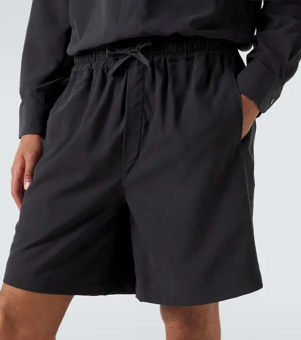 SAMAN AMEL Henri Silk Shorts
