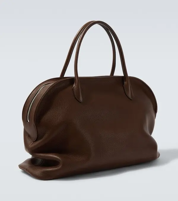 THE ROW Agnes 16 Leather Top-handle Bag - Brown