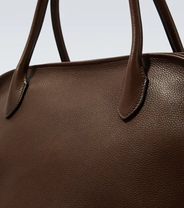 THE ROW Agnes 16 Leather Top-handle Bag - Brown