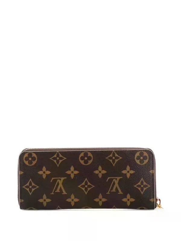 LOUIS VUITTON Clemence Wallet Limited Edition Blooming Flowers Monogram Canvas Small Wallets