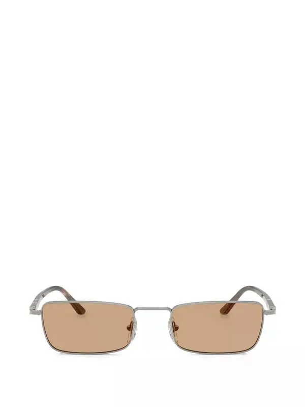 Persol Rectangle Frame Sunglasses - Silver