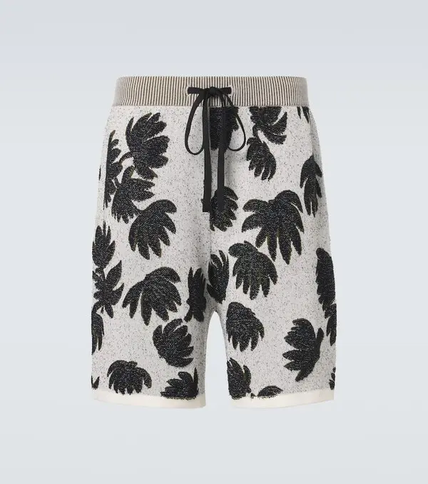 Commas Jacquard Terry Shorts