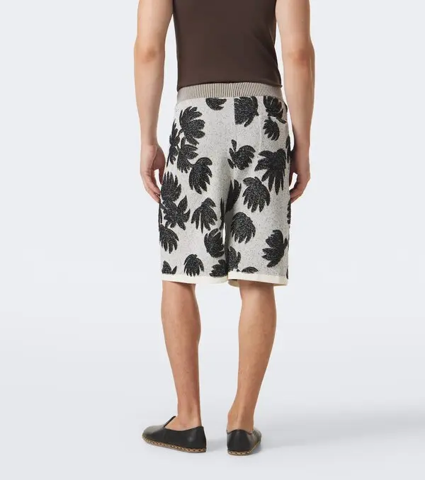 Commas Jacquard Terry Shorts