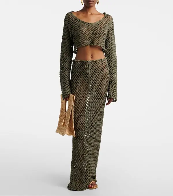 BANANHOT Magen Crochet Crop Top
