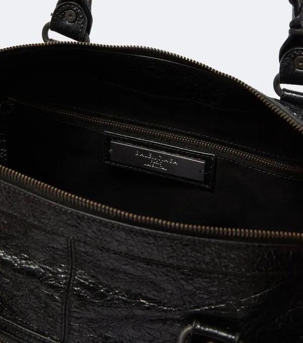 Balenciaga Le City Leather Tote Bag - Black