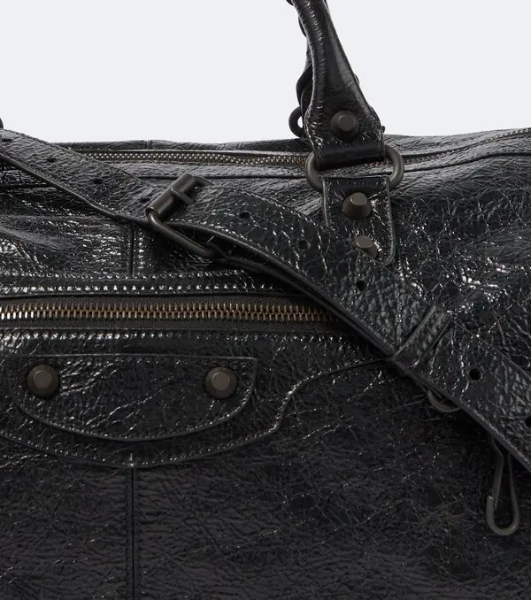 Balenciaga Le City Leather Tote Bag - Black