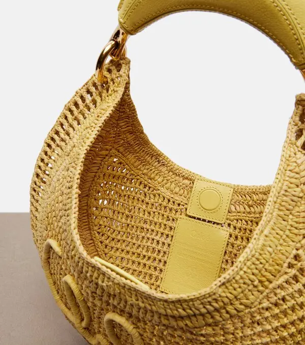 Chloé Raffia Shoulder Bag - Yellow