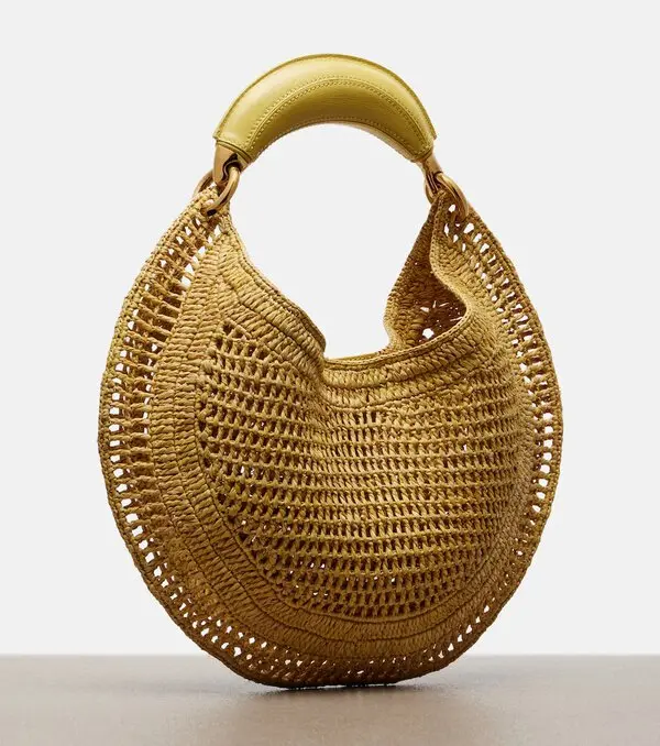 Chloé Raffia Shoulder Bag - Yellow