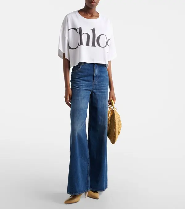 Chloé Summer Banana Raffia Shoulder Bag - Yellow